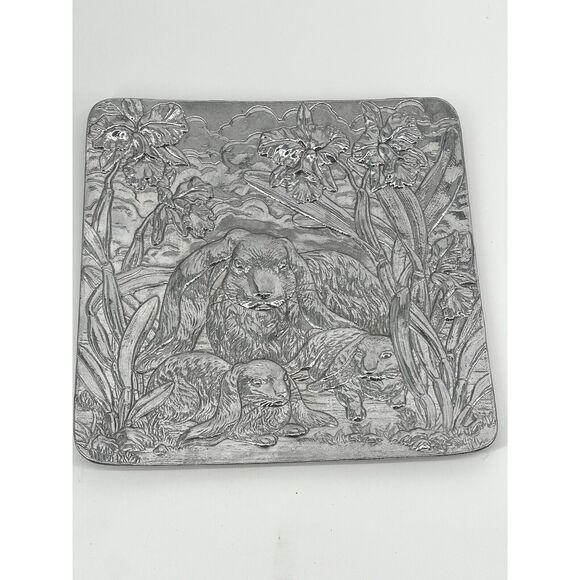 Arthur Court | Dining | Vintage Arthur Court 2 Square Aluminum Bunny ...